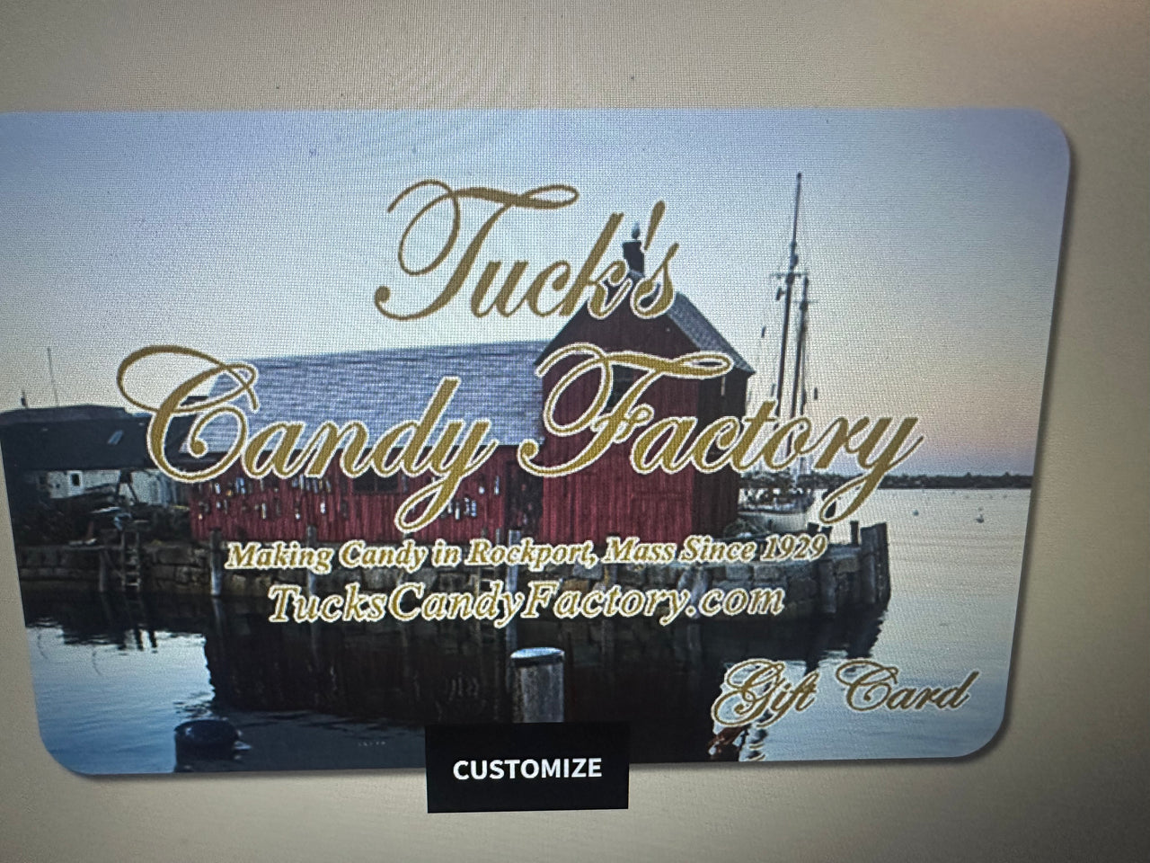 Electronic Gift Card – Tuck's Candy Factory