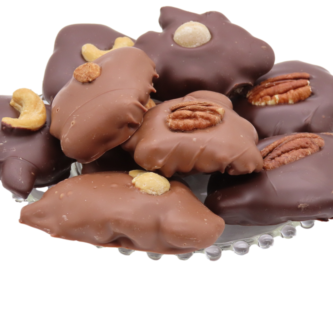 Chocolate Covered Caramel Nut Patties – Tuck's Candy Factory